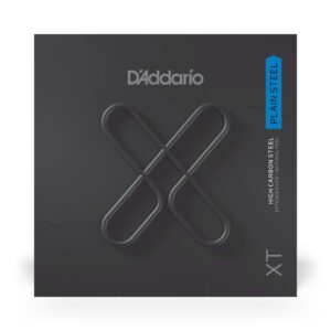 d'addario xt plain steel single guitar string 012