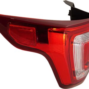 Evan Fischer Driver Side Tail Light Compatible with 2016-2019 Ford Explorer & 2016-2019 Police Interceptor Utility - FO2800251