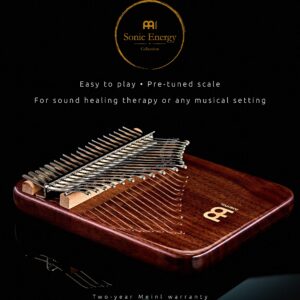 Kalimba Thumb Piano, 21 Keys — Includes Tuning Hammer and Case — For Meditation, ASMR, Sound Therapy and Yoga, 2-YEAR WARRANTY