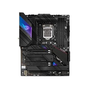 rog strix z590-e gaming wifi 6e lga 1200(intel® 11th/10th gen) atx gaming motherboard (pcie 4.0, 14+2 power stages, ddr4 5333+, dual intel® 2.5 gb lan,thunderbolt 4, 4xm.2/nvme ssd and aura rgb)