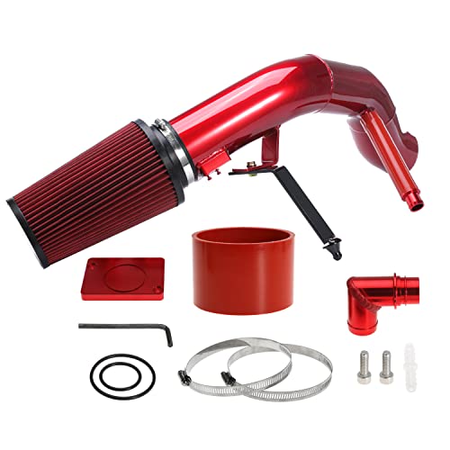 6.0 Cold Air Intake Kit for Ford F250 F350 F450 2003 2004 2005 2006 2007 Excursion 6.0L Diesel Red