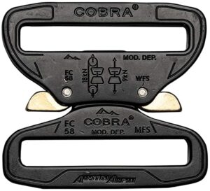 heavy duty 2.25" duty belt buckle (wide) cobra buckle