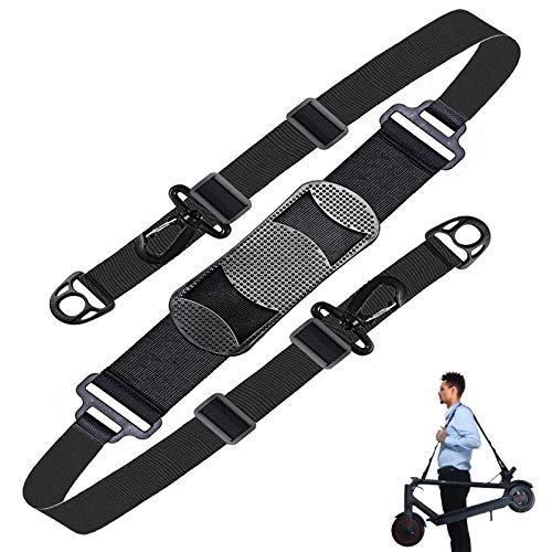 Gutezeiten Kick Scooter Shoulder Strap Compatible for Carrying Beach Chair, Electric Scooter,Kids Bike,Foldable Bikes, Balance Bikes, Yoga Mat,Adjustable Should Belt Straps with Non-Slip Shoulder Pad