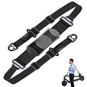 gutezeiten kick scooter shoulder strap compatible for carrying beach chair, electric scooter,kids bike,foldable bikes, balance bikes, yoga mat,adjustable should belt straps with non-slip shoulder pad