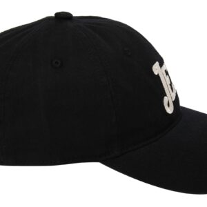 Jeep Vintage Script Logo Heavy Chino Twill Hat - Black