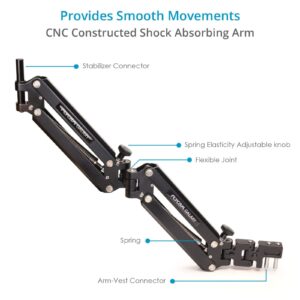 Flycam Galaxy Dual Arm & Vest with Redking Video Camera Stabilizer (FLCM-GLXY-RK) Professional Stabilization System