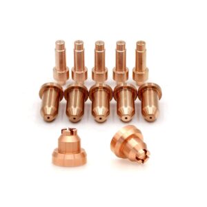 weldingstop 12 pieces plasma cutting xt40 xt40r torch consumables electrode 249926 nozzle 40a 249928 tip 251960 drag shield for miller consumables