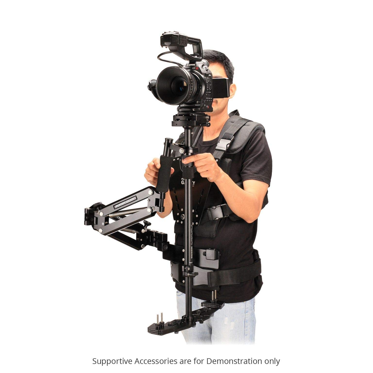 Flycam Galaxy Dual Arm & Vest with Redking Video Camera Stabilizer (FLCM-GLXY-RK) Professional Stabilization System