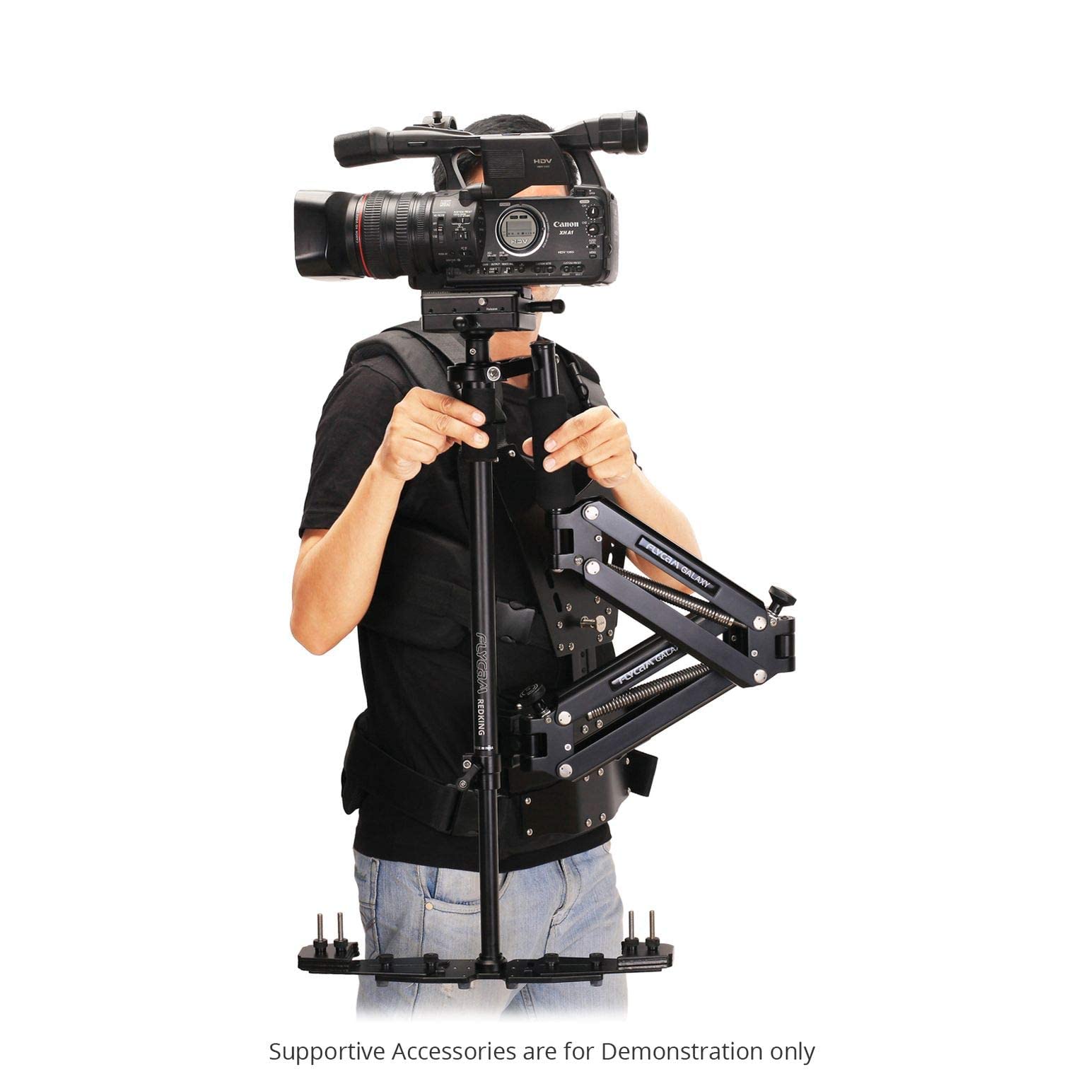 Flycam Galaxy Dual Arm & Vest with Redking Video Camera Stabilizer (FLCM-GLXY-RK) Professional Stabilization System