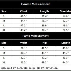 THWEI Mens Tracksuit 2 Piece Sweatsuit Sets Casual Hoodie Jogging Athletic Suits Gray M