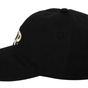 Jeep Vintage Script Logo Heavy Chino Twill Hat - Black