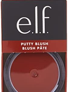 e.l.f. Putty Blush, Creamy & High-Pigment Formula For A Natural Glow, Delivers A Semi-Matte & Powder Finish, Vegan & Cruelty-Free, Bali