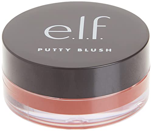 e.l.f. Putty Blush, Creamy & High-Pigment Formula For A Natural Glow, Delivers A Semi-Matte & Powder Finish, Vegan & Cruelty-Free, Bali