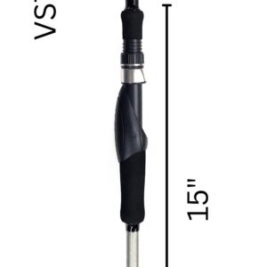 Fitzgerald Vursa Series Spinning Rods 6'9"-7'6” Most Versatile Rods, Lightweight & Sensitive Tournament Performance Designed for Freshwater and Inshore, Great for Bass, Walleye or Musky Fishing