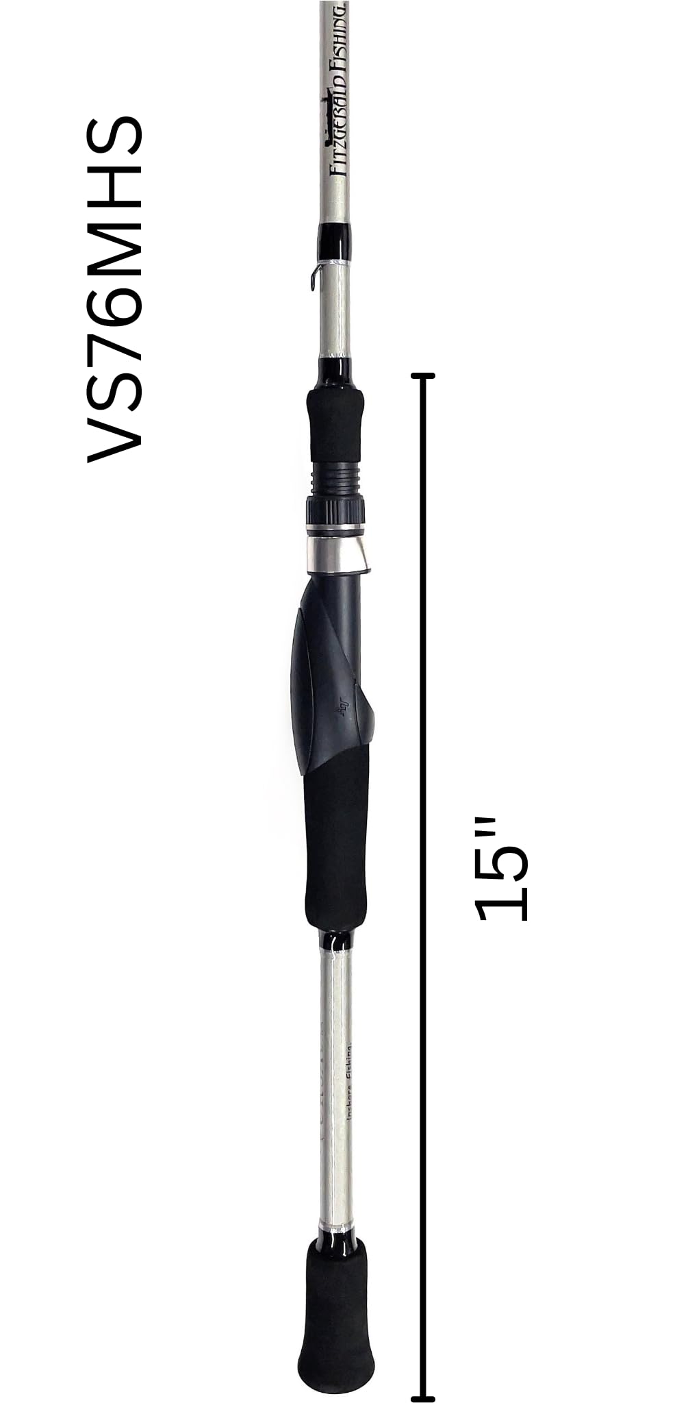 Fitzgerald Vursa Series Spinning Rods 6'9"-7'6” Most Versatile Rods, Lightweight & Sensitive Tournament Performance Designed for Freshwater and Inshore, Great for Bass, Walleye or Musky Fishing