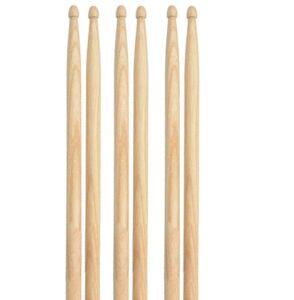 3 pairs drum sticks, winspeed 5a classic maple wood tip drumsticks for students and beginners musical musical instrument percussion accessories (40cm)