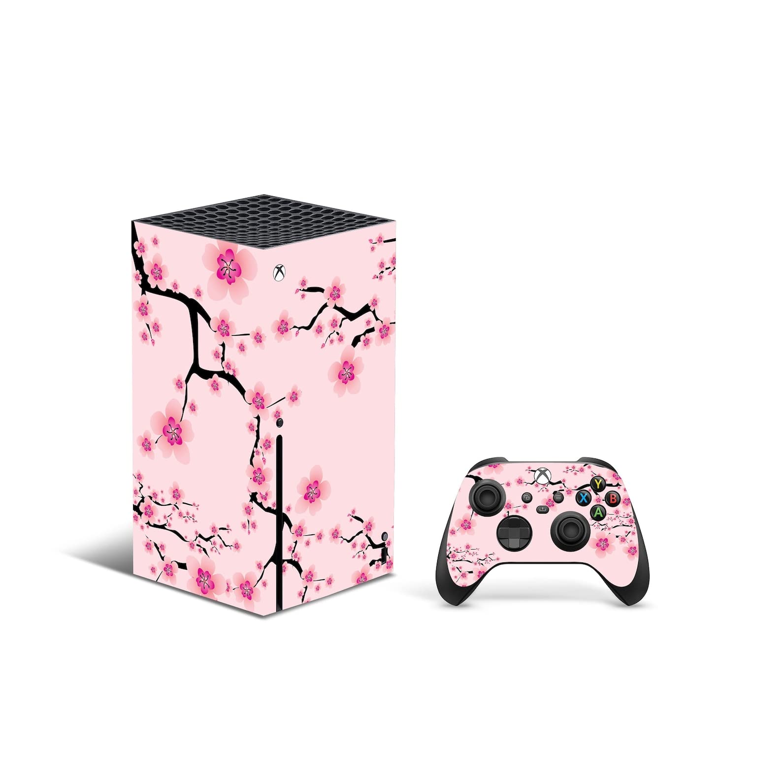 ZOOMHITSKINS Compatible with X1 Series X, Sakura Japan Pink Anime Cherry Blossom Kawaii Cute, Durable, Bubble-free, Made in USA