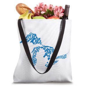 Michigan Love Great Lakes Tote Bag