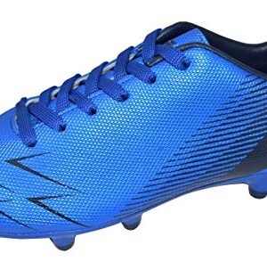 Vizari Ranger Firm Ground Youth Soccer Cleats for Boys & Girls - Blue/Black, Size 8| Lightweight, Water-Resistant and Durable Kids Football Cleats | Perfect Soccer Shoes for Practice or Game Day