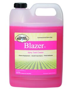 liquid harvest blazer spray tank cleaner, gallon (128oz), for cleaning all chemical solution residue - spray tank cleaner for gardening and lawn