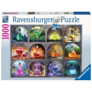 ravensburger magical potions 1000 piece jigsaw puzzle for adults - 16816 - every piece is unique, softclick technology means pieces fit together perfectly