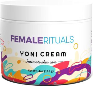 female rituals vulva moisturizing cream - clinically tested vaginal moisturizer cream for dryness, itching, burning & odor, intimate skin care