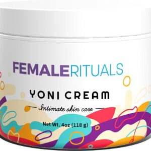 FEMALE RITUALS Vulva Moisturizing Cream - Clinically Tested Vaginal Moisturizer Cream for Dryness, Itching, Burning & Odor, Intimate Skin Care