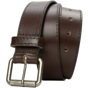 Nickel Zero Outback Belt (36", Brown)