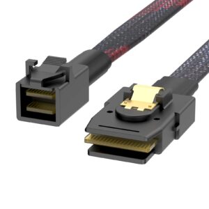 wordima mini sas hd cable, internal mini sas hd cable, 1.6 ft sff-8643 to mini sas 36pin sff-8087,mini sas 36pin to sff-8643 cable fast data transmission cable