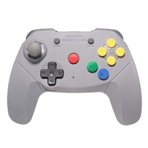 retro fighters brawler64 wireless edition n64 controller - nintendo 64 - gray