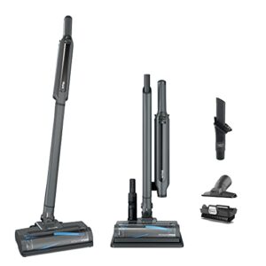 shark ws632 wandvac system ultra-lightweight powerful cordless stick vacuum with boost mode, charging dock, slate grey