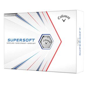 callaway golf supersoft golf balls (2021 version, white)