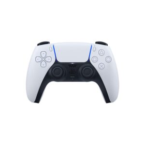 PlayStation 5 DualSense Wireless Controller (White) Two Pack Bundle with Microfiber Cleaning Cloth