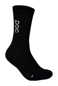 poc ultra sock uranium black, l