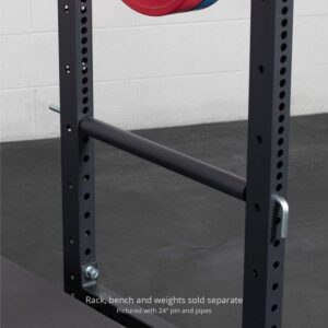 Titan Fitness 36 in. Pin and Pipe Safeties for T-3 and X-3 Series Bolt-Down Power Racks