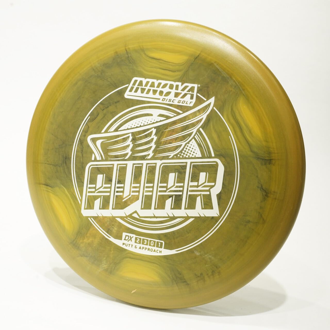 Innova Super Lightweight DX Aviar Putter & Approach Golf Disc, Pick Color/Weight [Stamp & Exact Color May Vary] Yellow 130-139 Grams