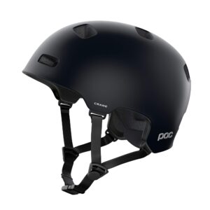 poc, crane mips bike helmet, matt black, xss