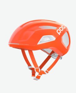 poc, ventral tempus spin bike helmet fluorescent orange, med