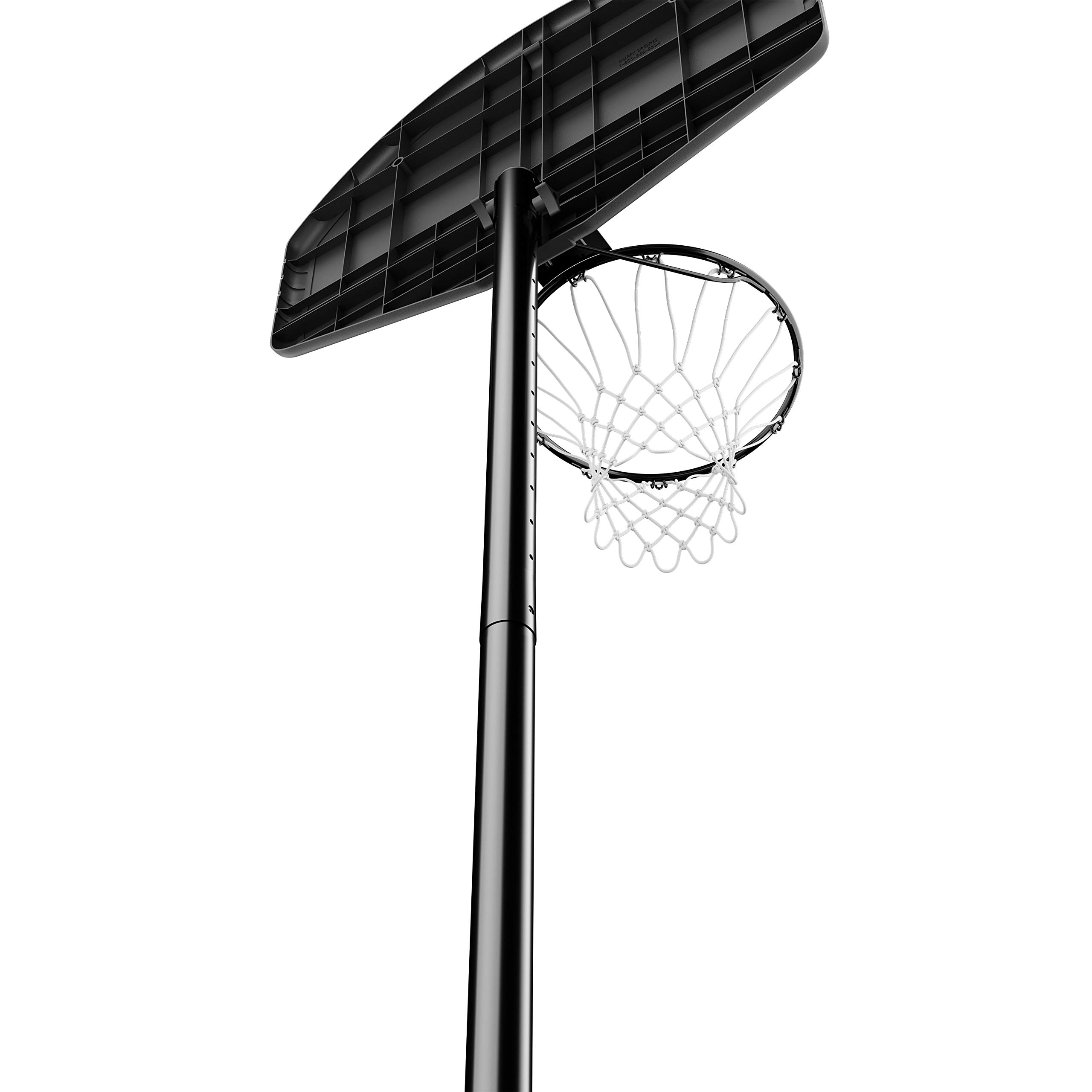 Spalding 32" Rookie Gear Eco-Composite™ Telescoping Portable Basketball Hoop