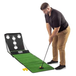 izzo arcade golf putting game set - golf game set includes 6 practice golf balls and universal golf putter