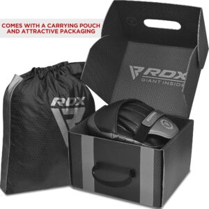 RDX Boxing Pads Curved Focus Mitts, Maya Hide Leather Mark PRO Hook and Jab Training Pads, MMA Muay Thai Kickboxing Coaching Martial Arts Punching Hand Target Strike Shield