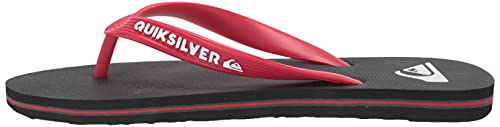 Quiksilver Boy's Molokai Kids Flip Flop Youth Sandal, BLACK 2, 3 Little Kid