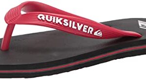 Quiksilver Boy's Molokai Kids Flip Flop Youth Sandal, BLACK 2, 3 Little Kid