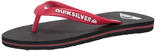 Quiksilver Boy's Molokai Kids Flip Flop Youth Sandal, BLACK 2, 3 Little Kid