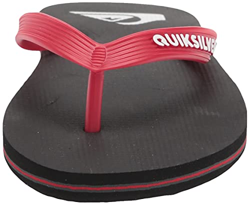 Quiksilver Boy's Molokai Kids Flip Flop Youth Sandal, BLACK 2, 3 Little Kid