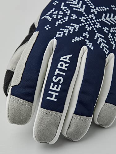 Hestra Women´s XC Primaloft 5-finger Glove - Dark Navy Print - 5