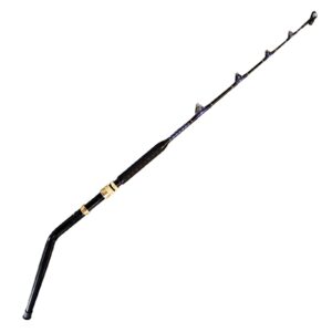 okiaya 80-130lb 5'6"blueline saltwater fishing rod bent butt swivel tip