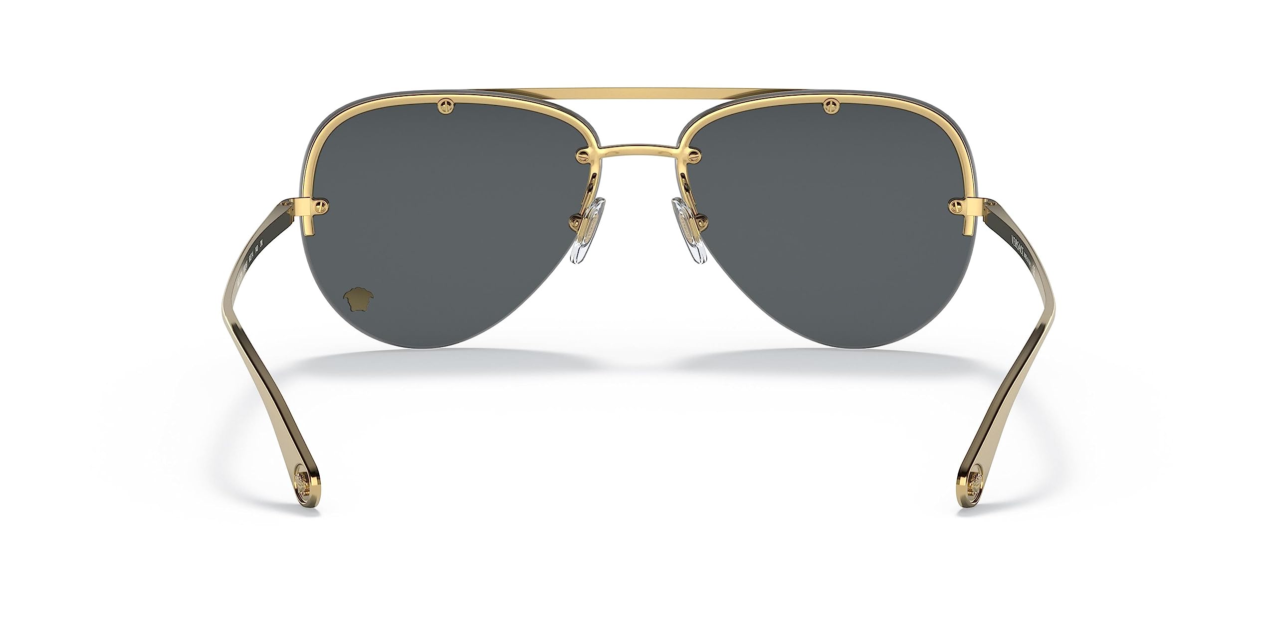 Versace VE2231-100287 Sunglasses GOLD w/DARK GREY 60mm