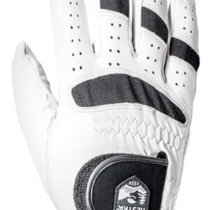 Hestra Golf Leather Right Glove - Off White/Black | 7