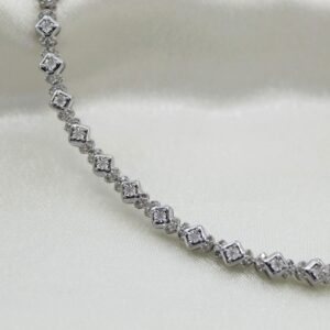 Fifth and Fine 1.00 Carat tw Natural Diamond Tennis Bracelet in 925 Sterling Silver